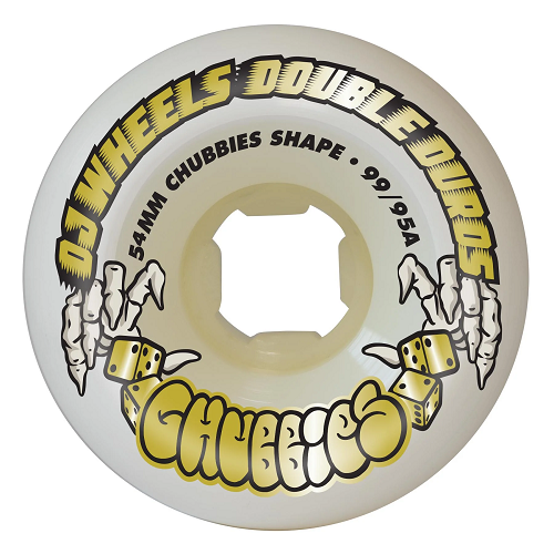OJ Double Duro Chubbies White Wheels — KillerSkateShop