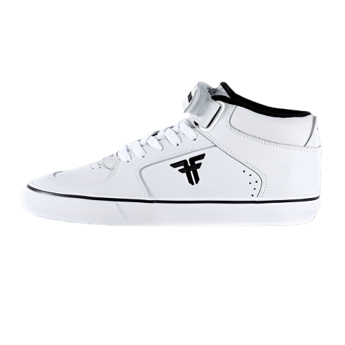 Fallen Shoes Tremont Mid White Black — KillerSkateShop