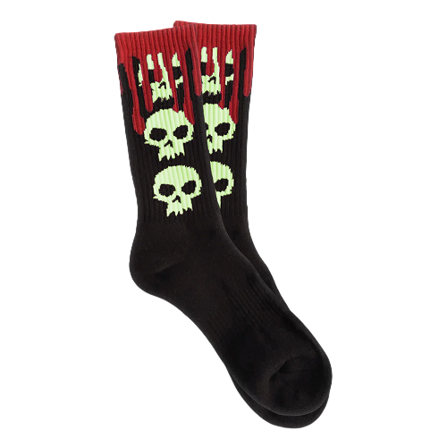 Zero Socks 3 Skull Blood — KillerSkateShop